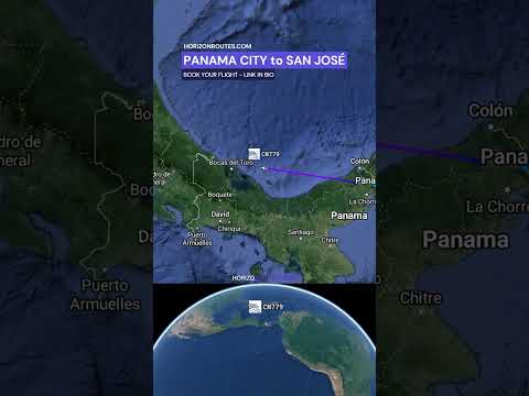 PANAMA CITY to SAN JOSÉ Flight CM779 Time and Distance