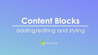 Content Blocks | Limecube