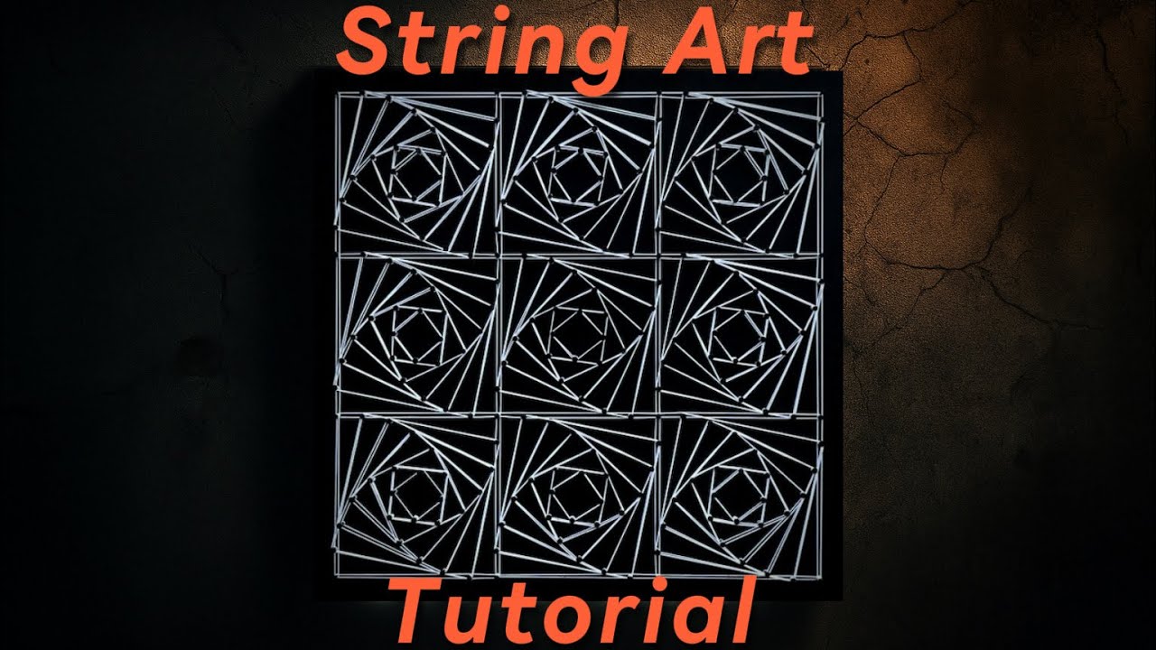 DIY String Art🧵 Tutorial