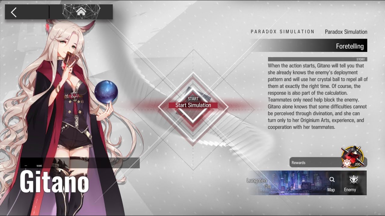 Arknights Paradox Simulation Gitano Guide