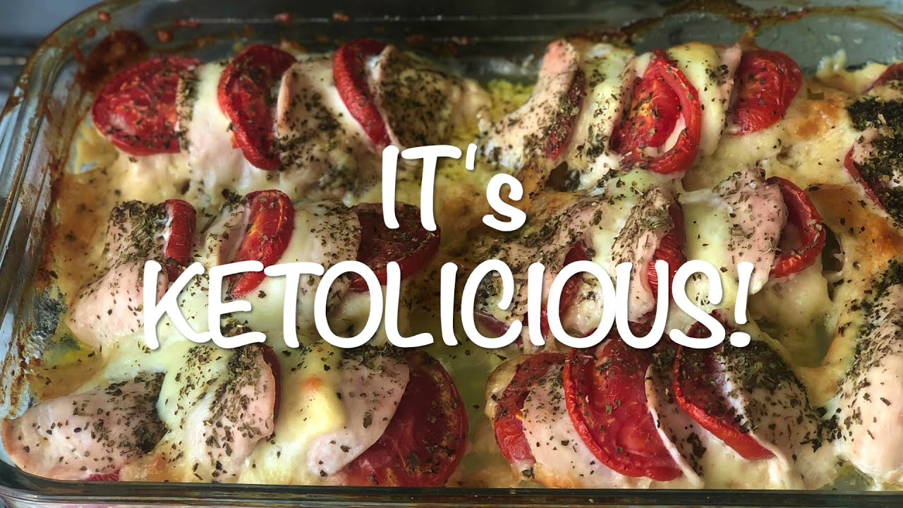 Keto Caprese Chicken / EASY RECIPE/ Low-Carb
