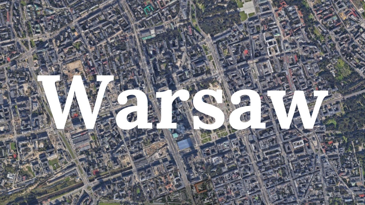 GEOGRAPHY OF WARSAW in 1 minute 🗺️