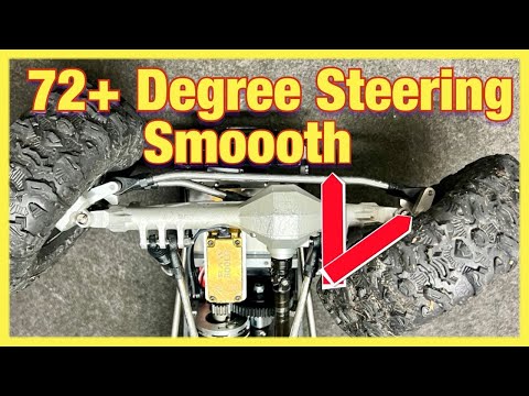 Incredible TRUE CV steering 72+ degrees sharp!