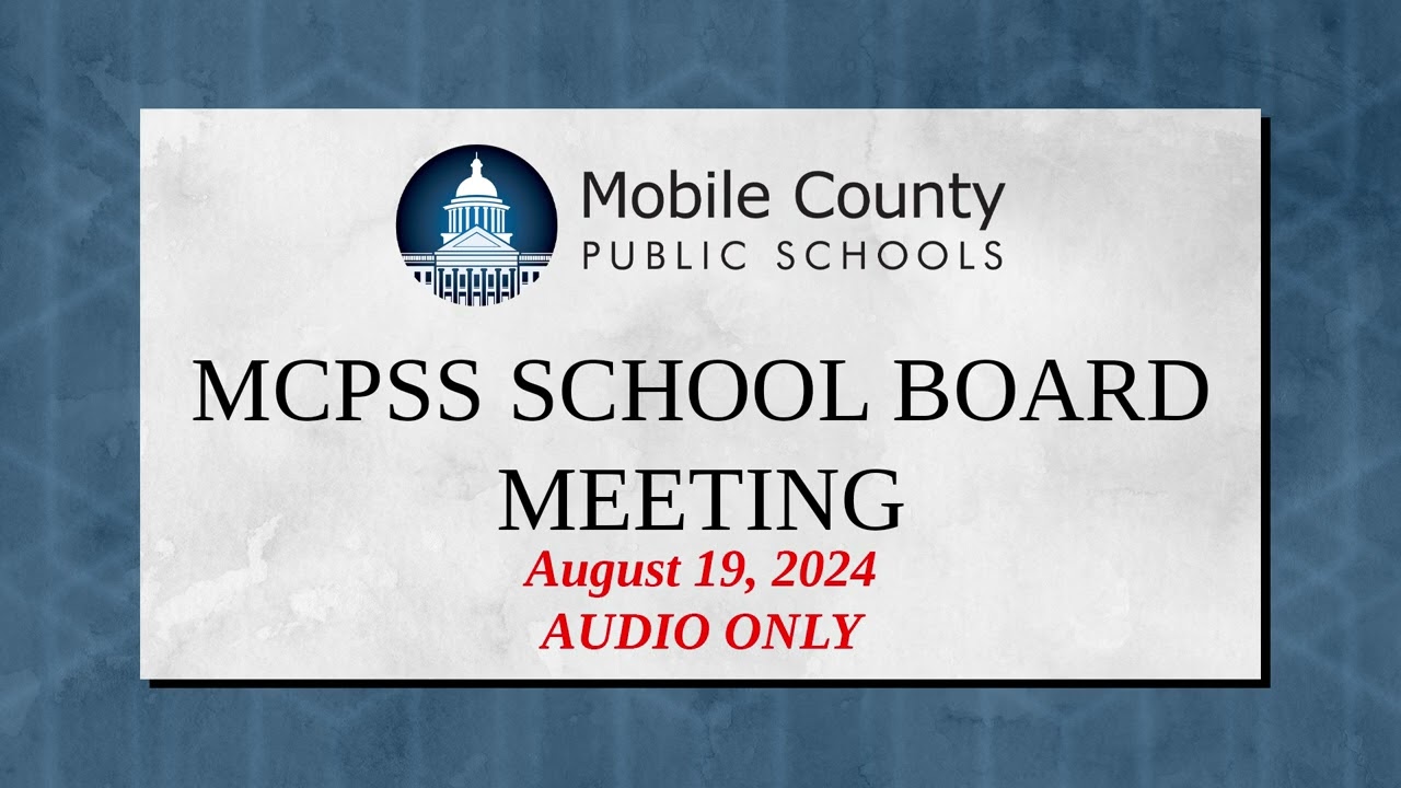 MCPSS BOARD MEETING 081924