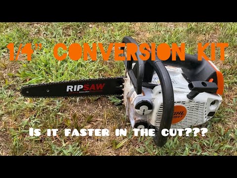 Stihl MS 194T - 1/4” Ripsaw Conversion Kit - Review