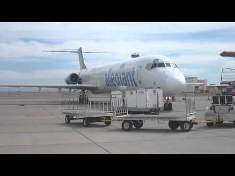 Allegiant Air MD-83 Taxing to Gate | Phoenix-Mesa Gateway Airport