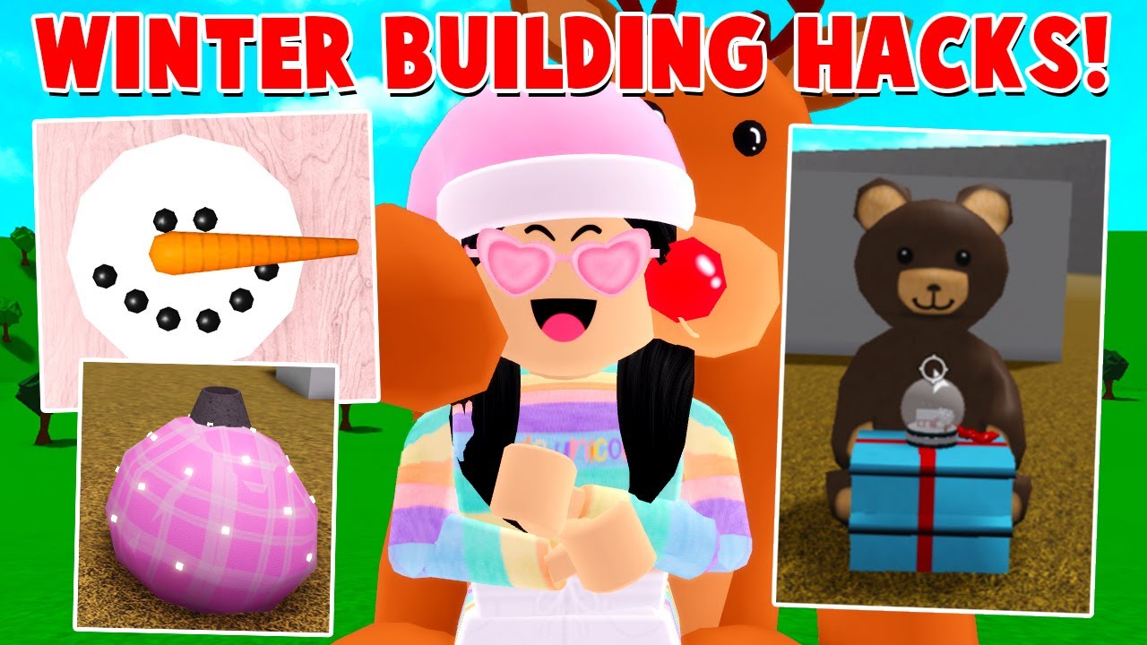 5 *EASY* Bloxburg Winter Building HACKS And Tricks! (Roblox)