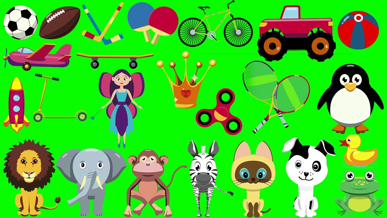 Green Screen Animated Sports Vector After Effects & Illustrator