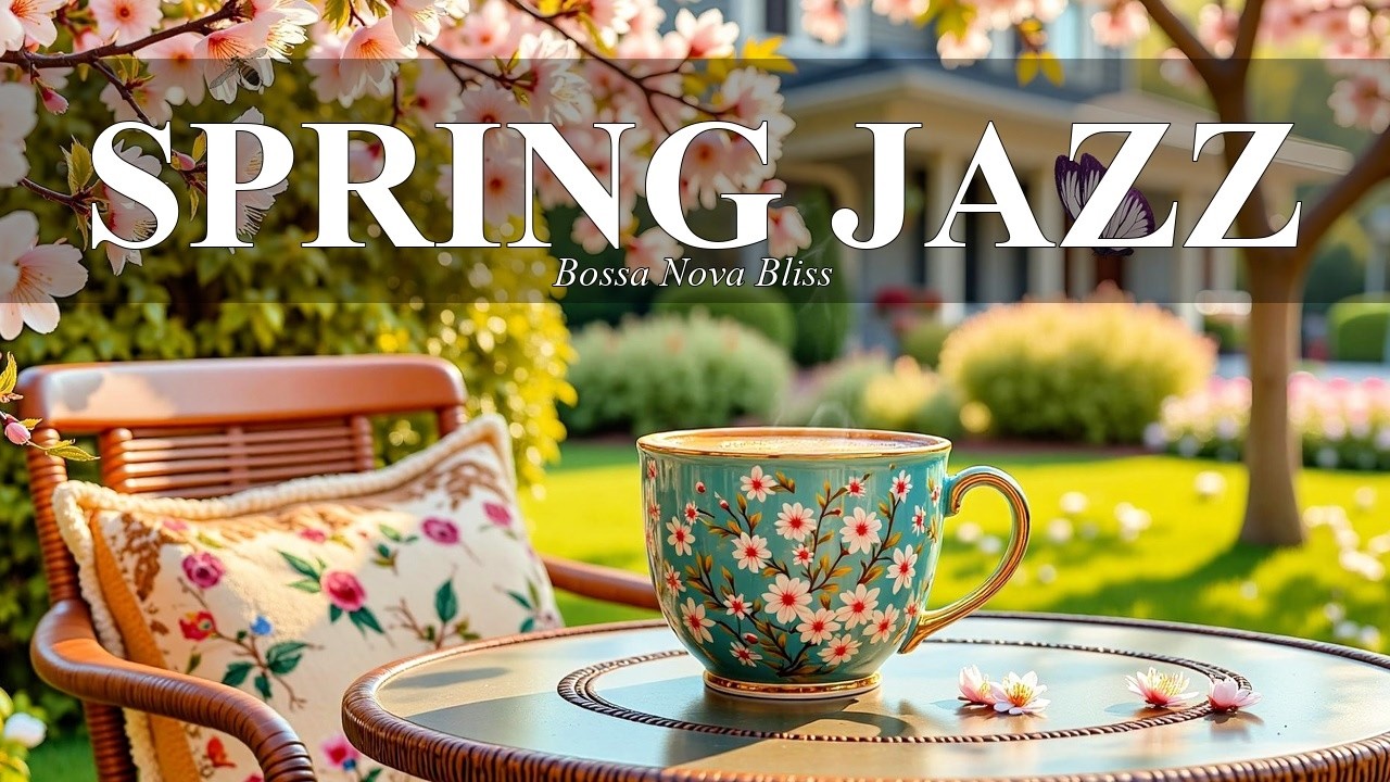 Spring Garden Jazz ☕ Relaxing Bossa Nova Bliss for Peaceful Morning Coffee & Sunny Vibes