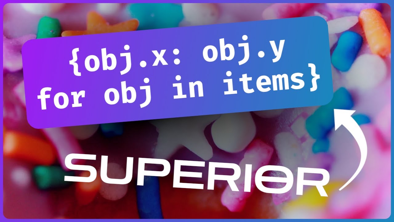 Comprehensions, the QUICK and EASY way to make lists (and more) in Python