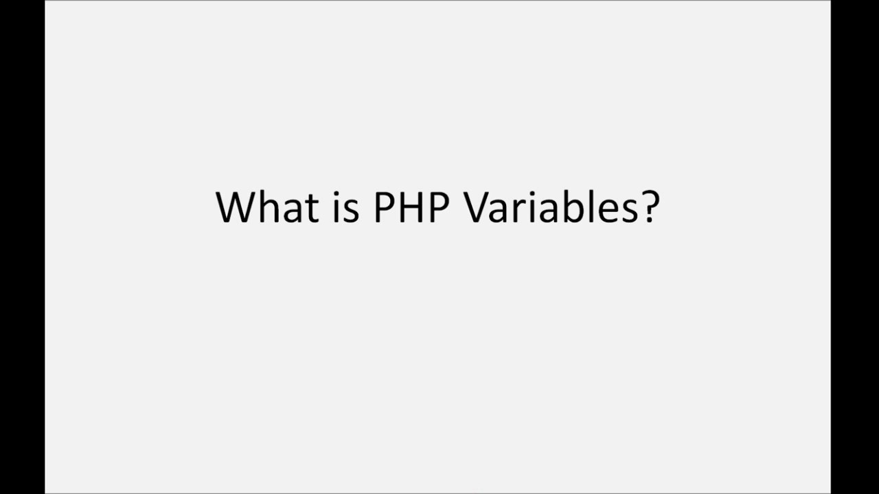 PHP Variables - Echo, Print statement - PHP Tutorial for Beginner