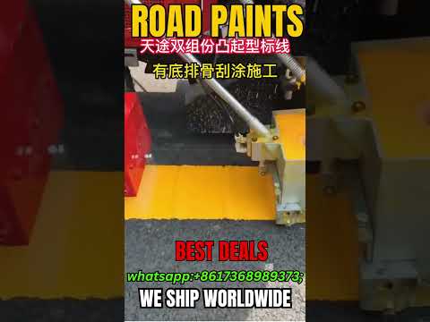 Thermoplastic Road Marking Paint White and Yellow Color