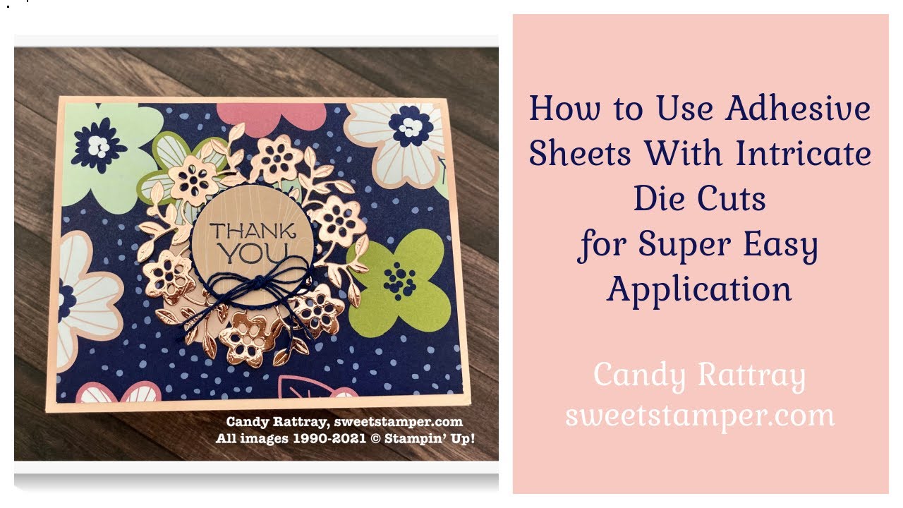 How to Use Adhesive Sheets for Intricate Die Cuts