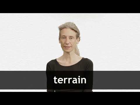 How to pronounce TERRAIN in French