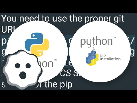 How to install Python package from GitHub?