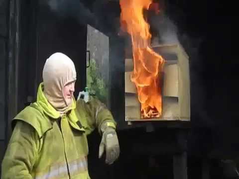 Fire Training - Demonstration of a Flashover