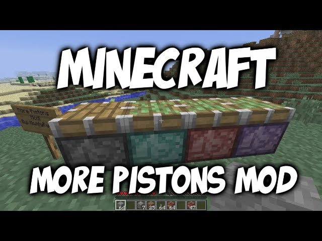 [1.3.2] More Pistons Mod Minecraft Mod