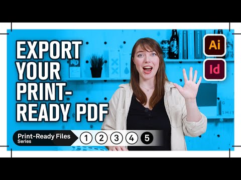 How to export your file for print // Adobe Illustrator + InDesign // Print Ready Files Series