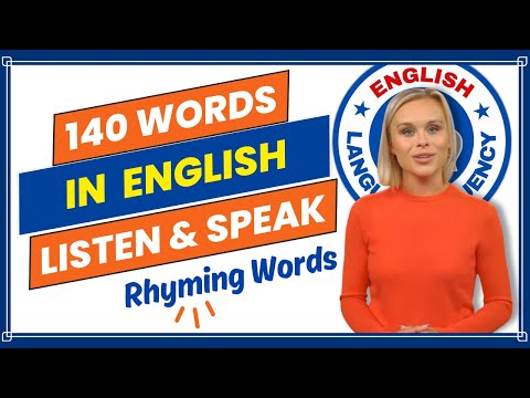 140 Words That Rhyme (How to Read English Words Correctly) English Speaking Practice for Beginners