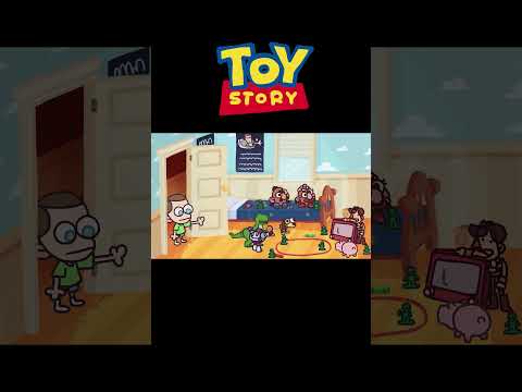 Toy Story - Andy finds out his toys are alive #shorts
