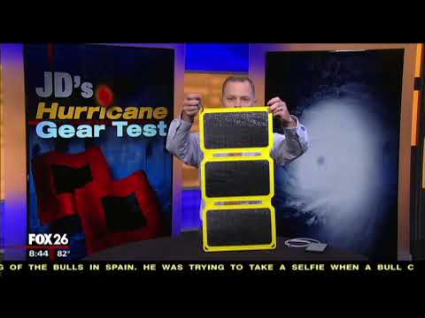 SunJack 25W Solar Charger - Hurricane Gear Test