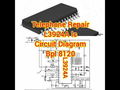 Telephone Landline Repair L3924A Ic Pinout Datasheet pdf Circuit Diagram om