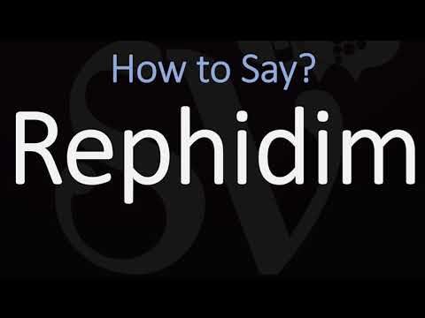 How to pronounce Rephidim? (CORRECTLY) Bible Name Pronunciation