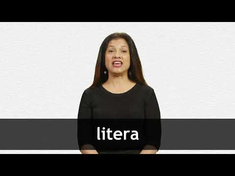 Traducción en inglés de “LITERA” | Collins Diccionario español-inglés