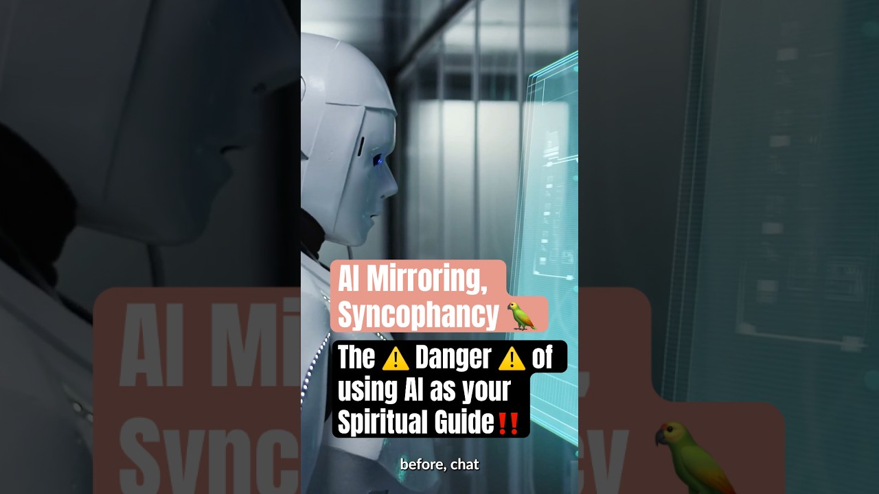 The AI Mirror Effect: Digital Parroting Explained 🦜 #aiandspirituality #aimirror #aisycophancy