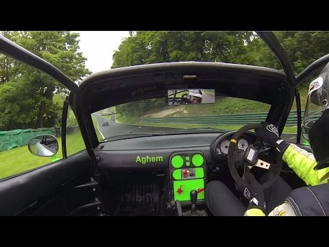 "one meter from the barriers" - Cadwell Park Roadsport wet race