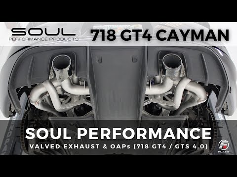 Porsche 718 GT4 / Spyder / GTS 4.0L SOUL Valved Exhaust Porsche 718 GT4 / Spyder / GTS 4.0L SOUL Valved Exhaust