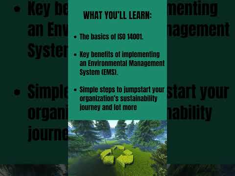 🌍 Exclusive Webinar on ISO 14001:2015 – Sustainable Leadership Practices! 🌍