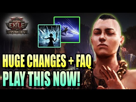 HUGE DAMAGE INCREASE! + FAQ | Gathering Storms Invoker Path of Exile 2 Build