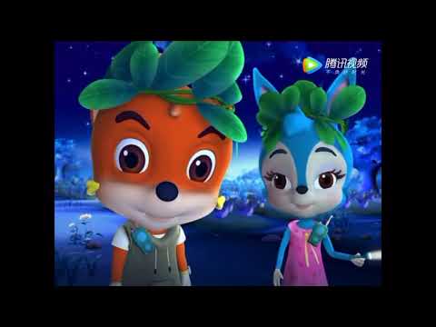 Learn Chinese for kids/Chinese cartoon/Red cat and blue rabbit-66