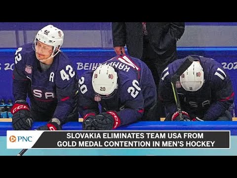 Slovakia Eliminates Team USA From Gold Medal Contention In Men’s Hockey