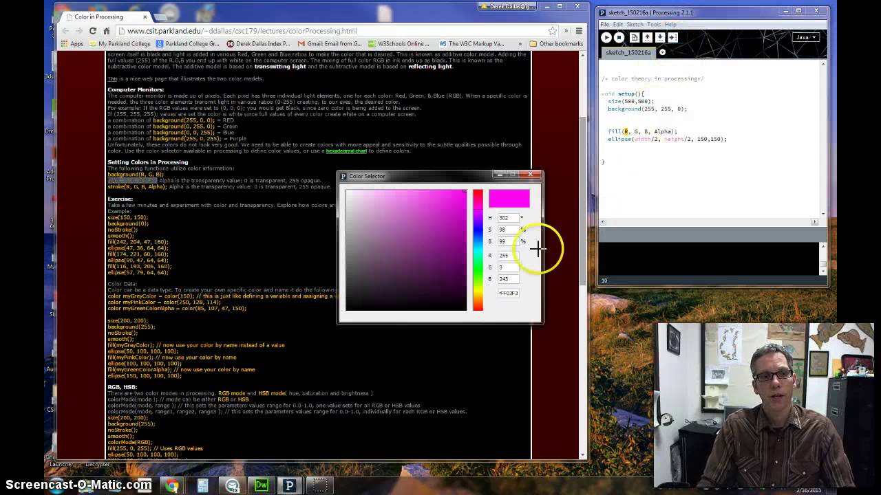 Using Color in Processing Part 1