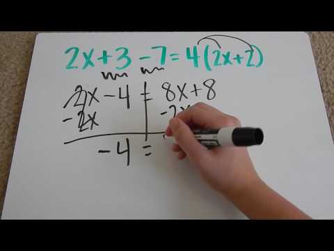 Equations with Variables on Both Sides - Examples - Expii