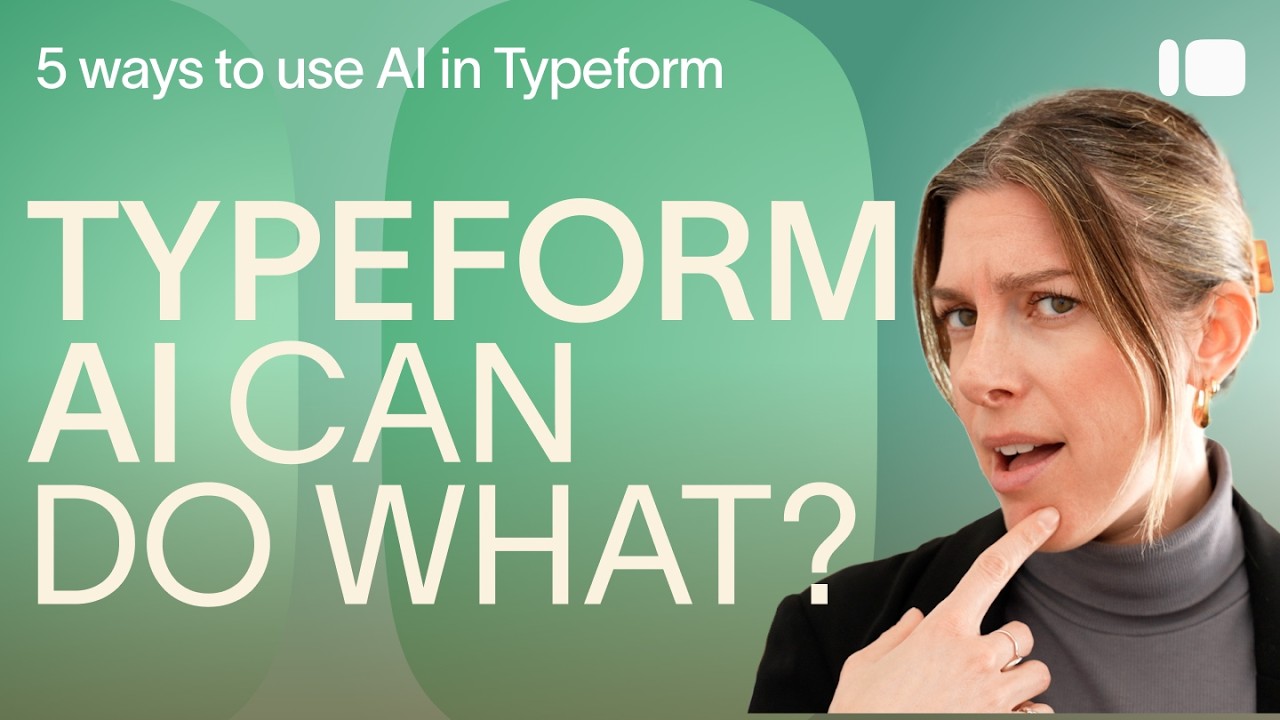 These are the 5 coolest ways to use AI in Typeform 😎 | Typeform Tips and Tricks