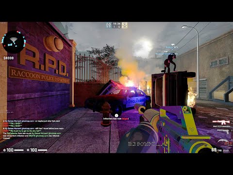 CSGO ZOMBIE ESCAPE ze_biohazard3_nemesis_b5_2 All Stages On Ghostcap