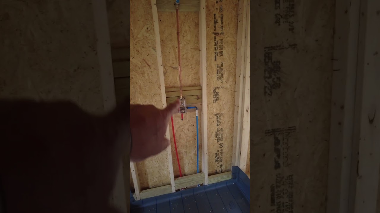 Plumbing on the Exterior Wall?....Always a Bad Idea !!