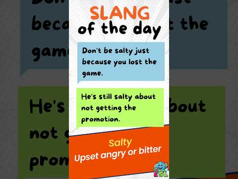 Learn English Slang - Salty- Mr ESL #slang #quiz #englishvocabulary