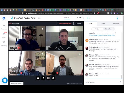 Entre Deep Tech Funding Panel with ffVC, Eniac Ventures, and Eagle Point Funding