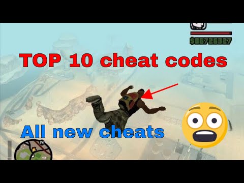 Top 10 Cheats - GTA San Andreas PC। Best cheat codes for gta san andreas by General Pony