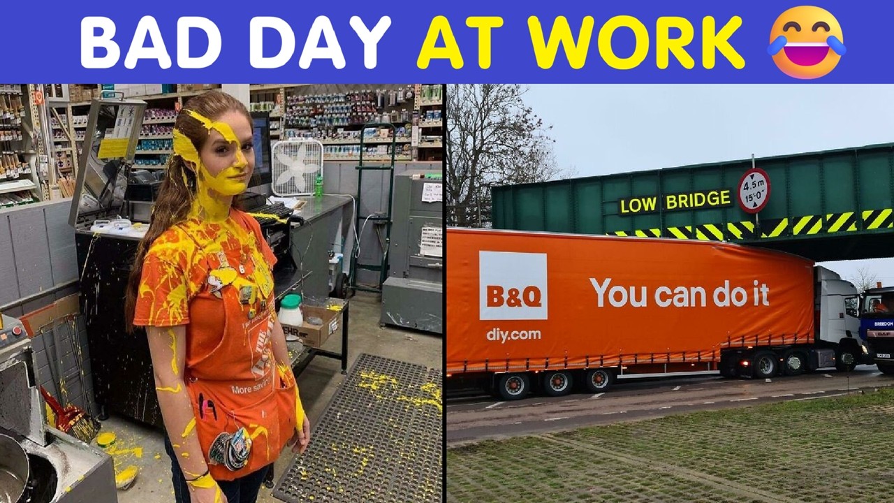 People Having A Terrible Day At Work 😂 | Happy And Fun