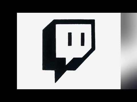 How to Draw Twitch Logo