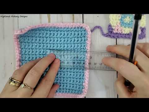 Tapestry Crochet Series: Video #10 How To Determine The Finished Size Of Your Project