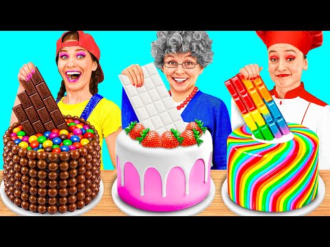 Me vs Grandma Cooking Challenge | Kitchen Hacks and Tricks by 4Teen Challenge