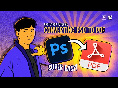 Photoshop Tutorial : Cara Gampang Convert PSD ke PDF (1 menit aja)