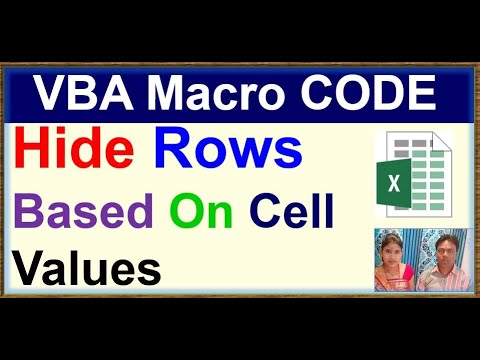 hide row based on cell value | hide row based on cell value vba |excel