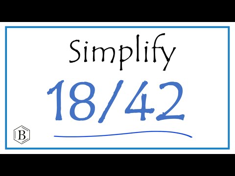 How to Simplify the Fraction 18/42